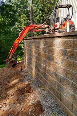 Building an engineered wall on clay soil – by Jeremy Martin